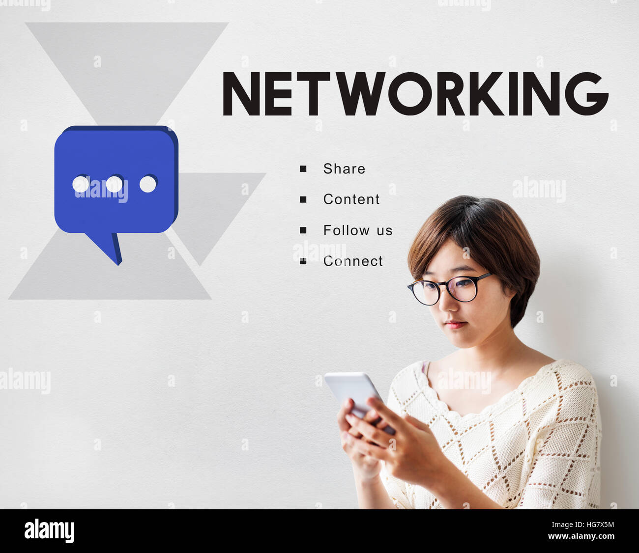 Social Network Communication Connection Concept Stock Photo - Alamy