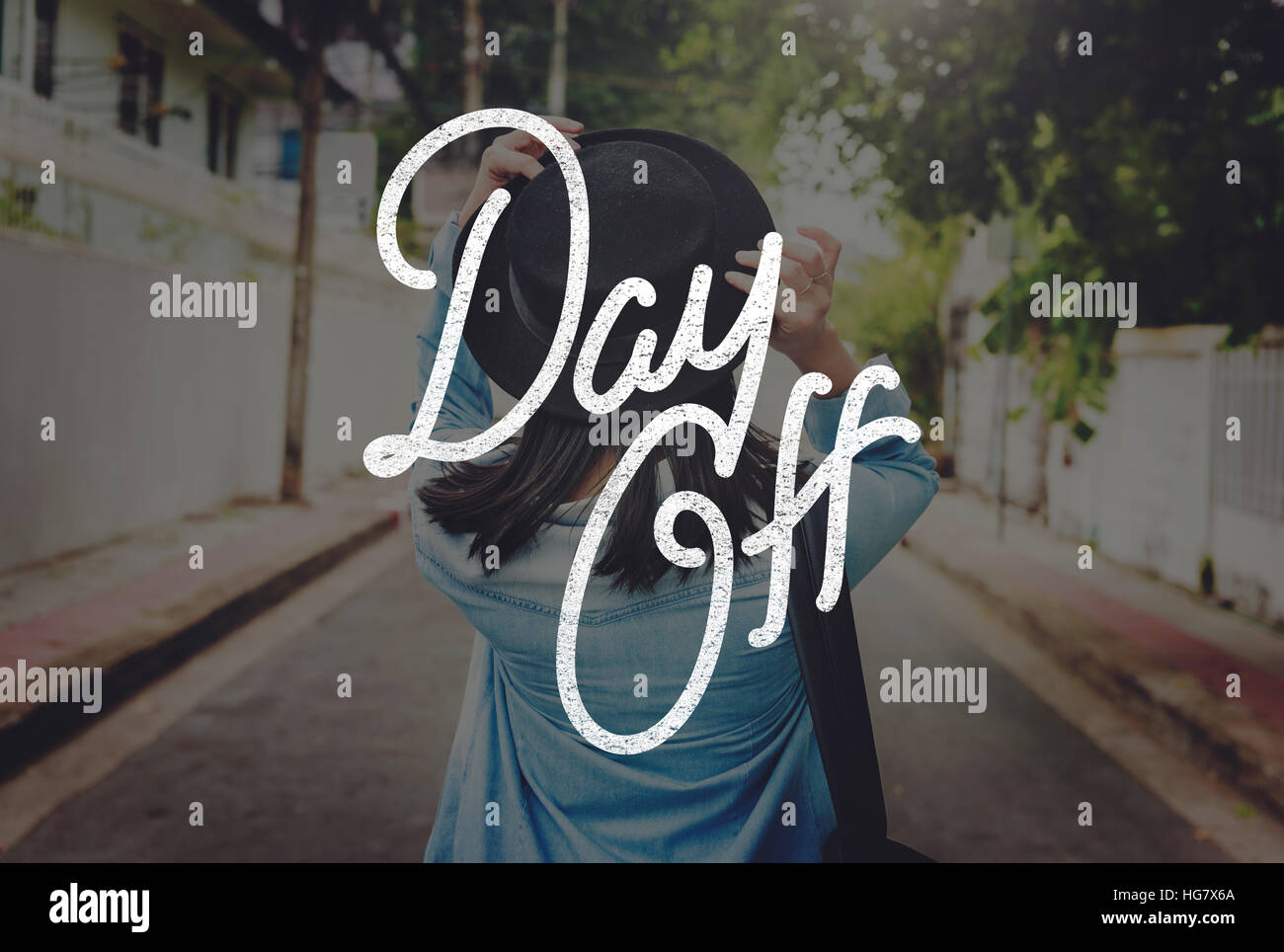 Holiday Day Off Carefree Relaxation Vacation Concept Stock Photo - Alamy