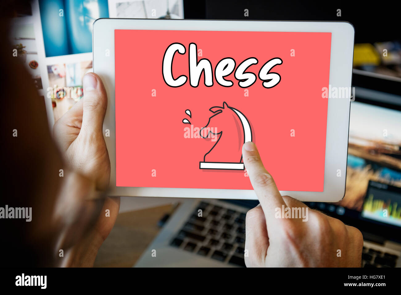 Chess Logic Game Concept Stock Photo - Alamy