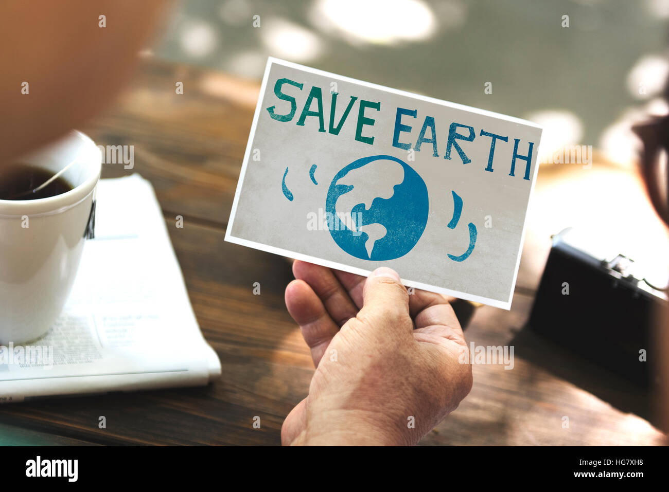 Save Earth Ecology Environment Conservation Concept Stock Photo - Alamy