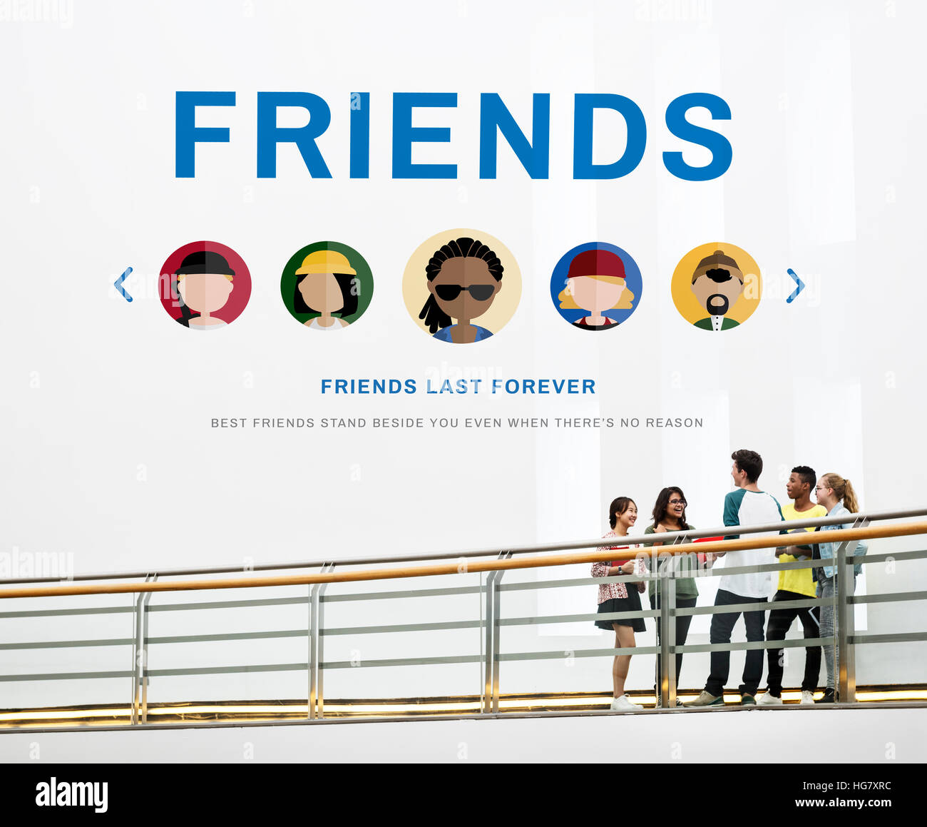 Friends Friendship Together Communication Concept Stock Photo - Alamy