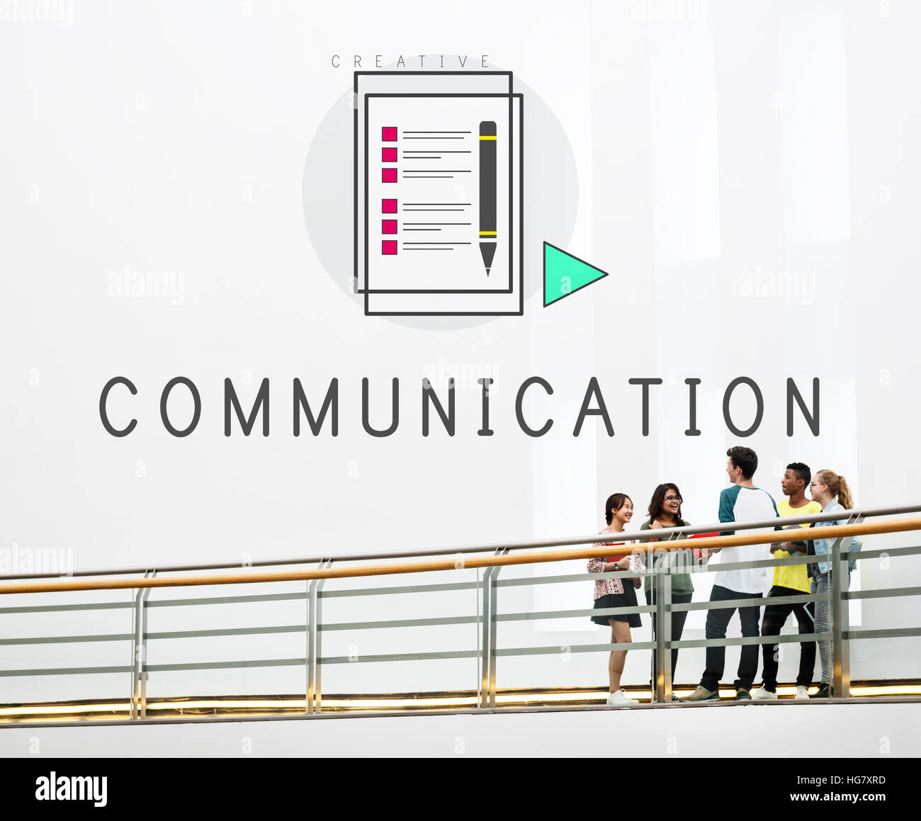 Blog Community Communication Connection Concept Stock Photo - Alamy