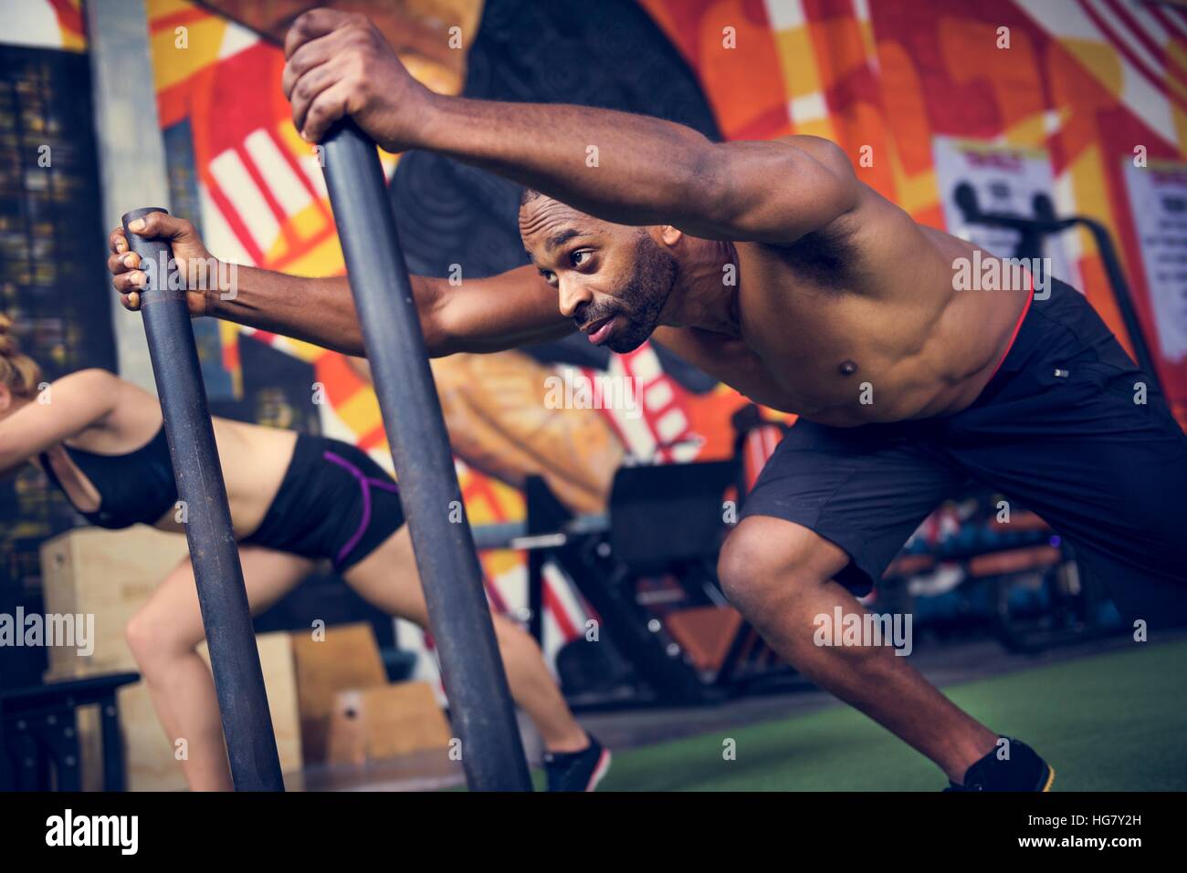 Active People Sport Workout Concept Stock Photo - Alamy