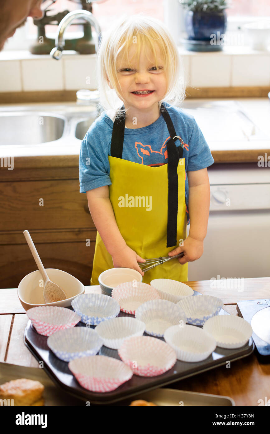 Kid Cooking Class Baking Concept Stock Photo - Alamy