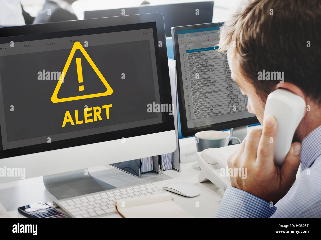 Danger ALert Warning Notification Beeware Reminder Exclamation Concept ...