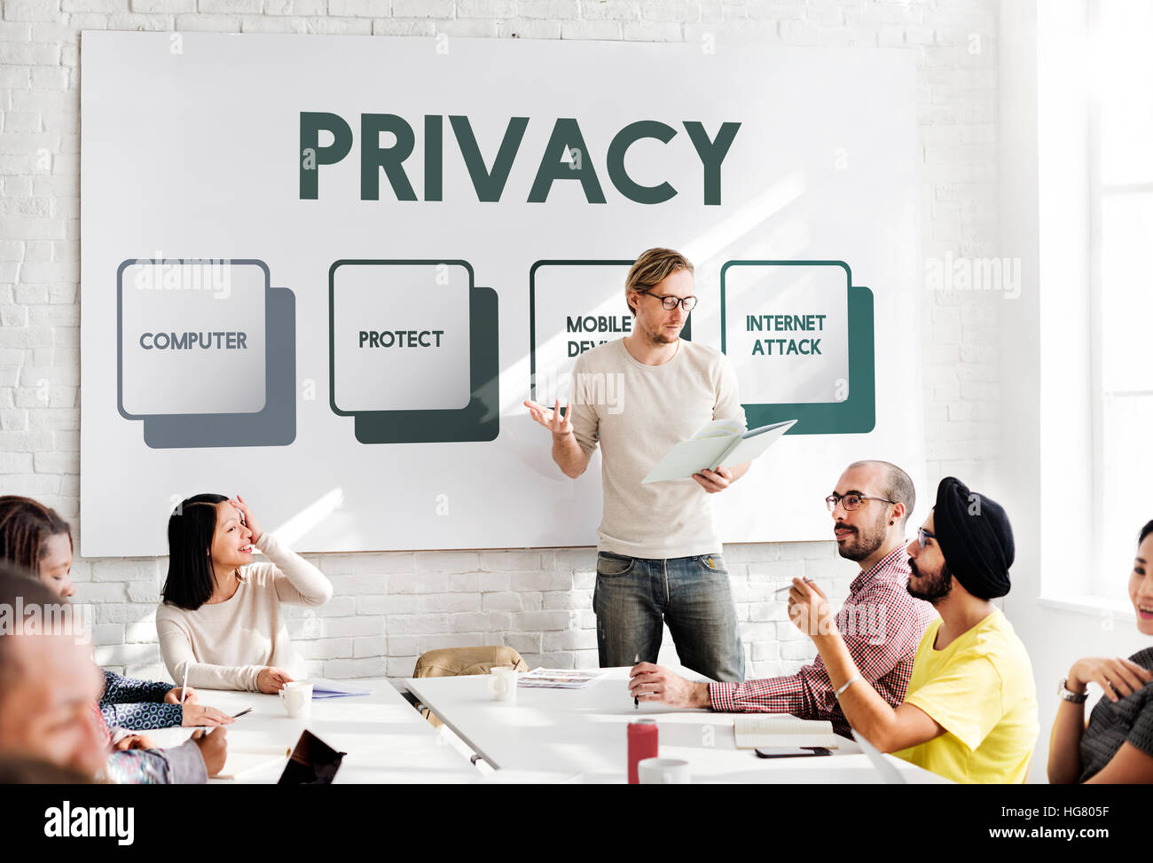 Authorization Permission Network Security System Concept Stock Photo ...