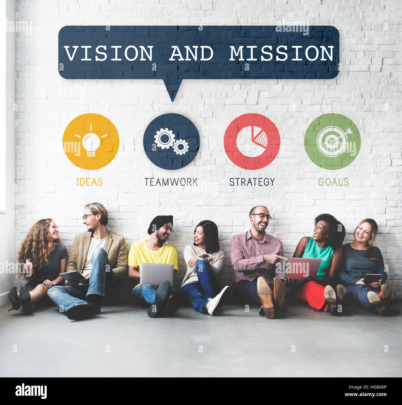Vision Mission Business Planning Corporate Concept Stock Photo - Alamy