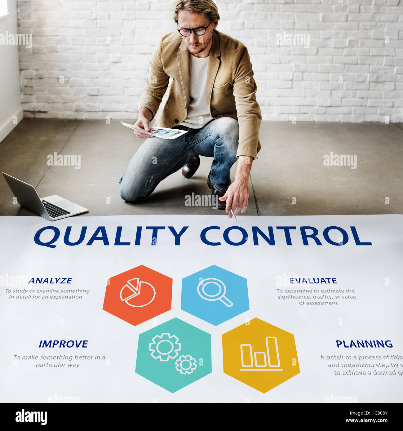 Quality Control Check Product Concept Stock Photo - Alamy