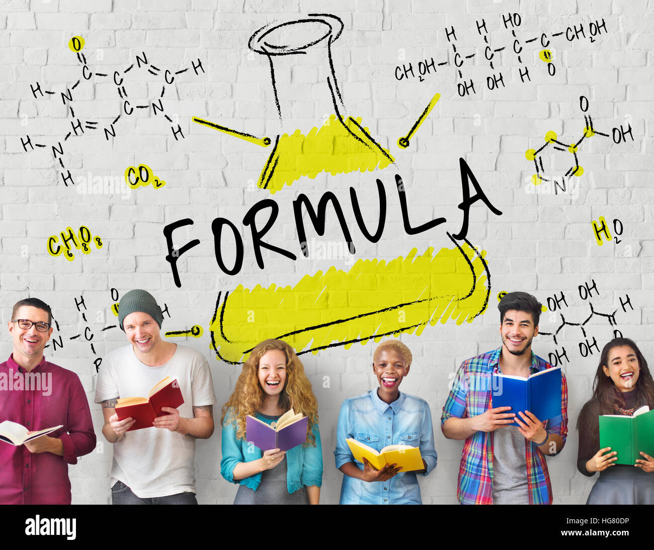 Science Experiment Laboratory Formula Chemical Concept Stock Photo - Alamy