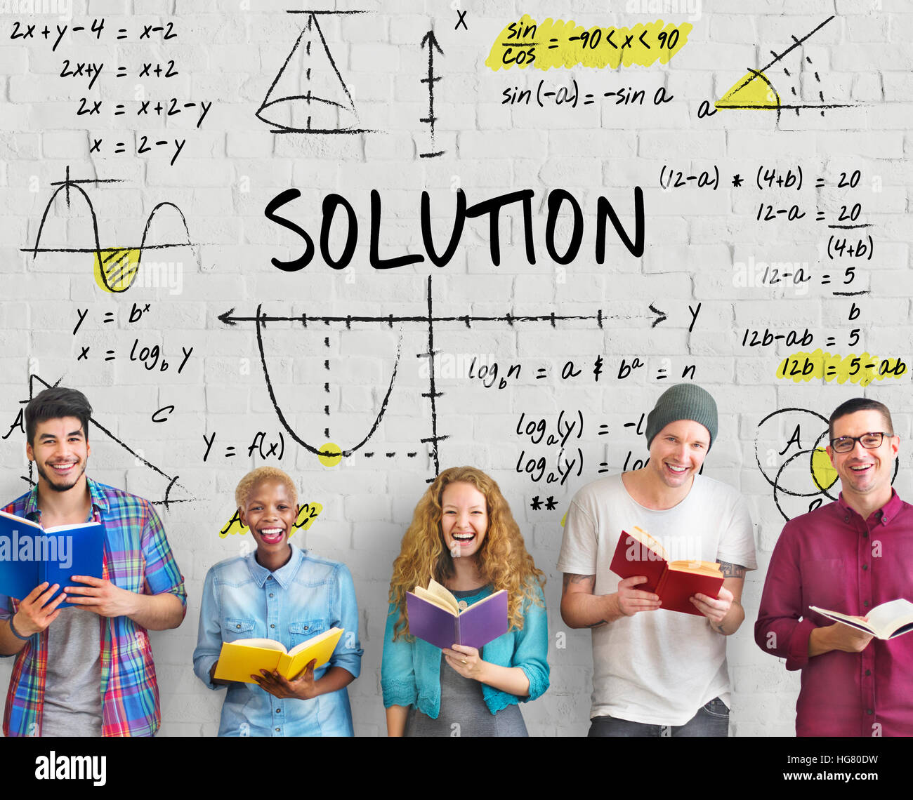 Methematics Math Algebra Calculus Numbers Concept Stock Photo - Alamy