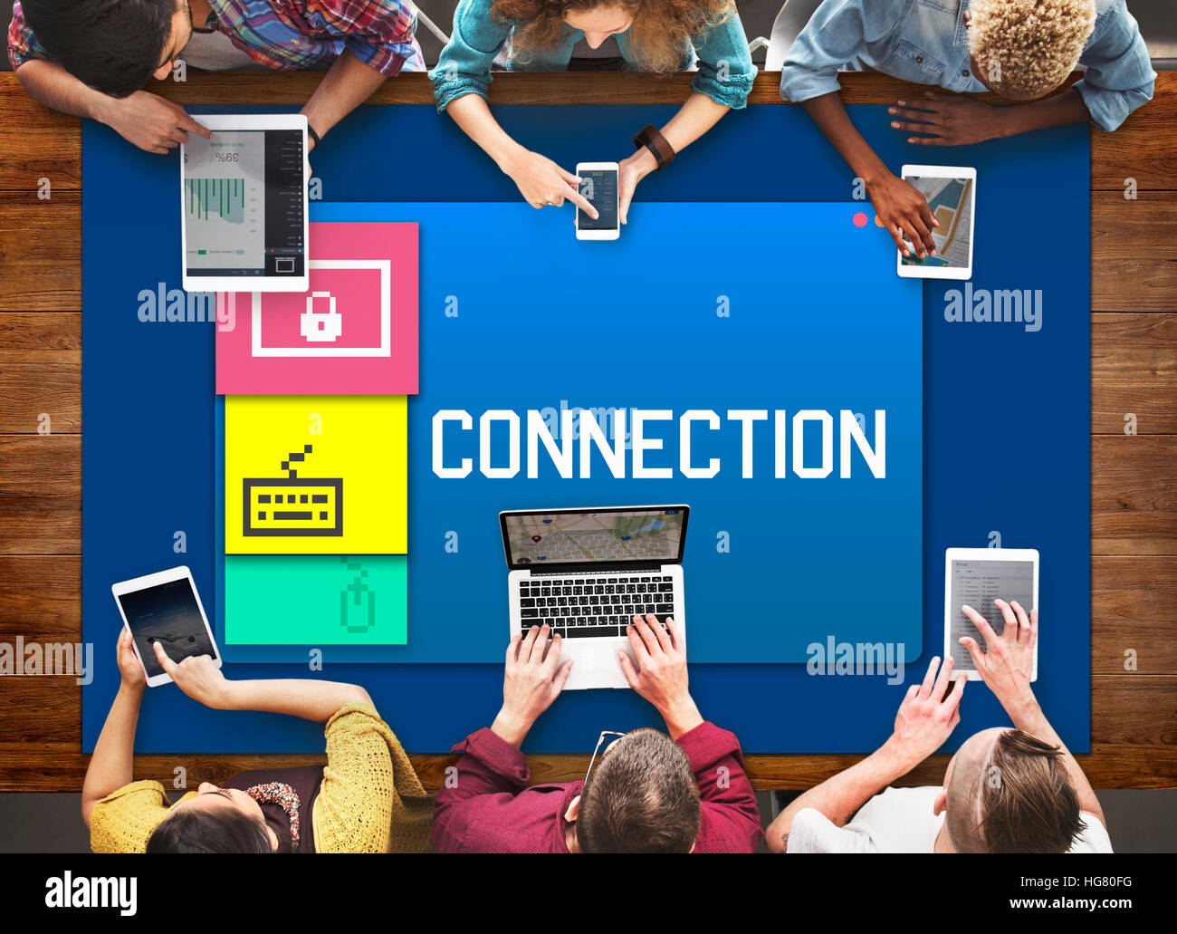 Access Connection Internet Technology Concept Stock Photo - Alamy
