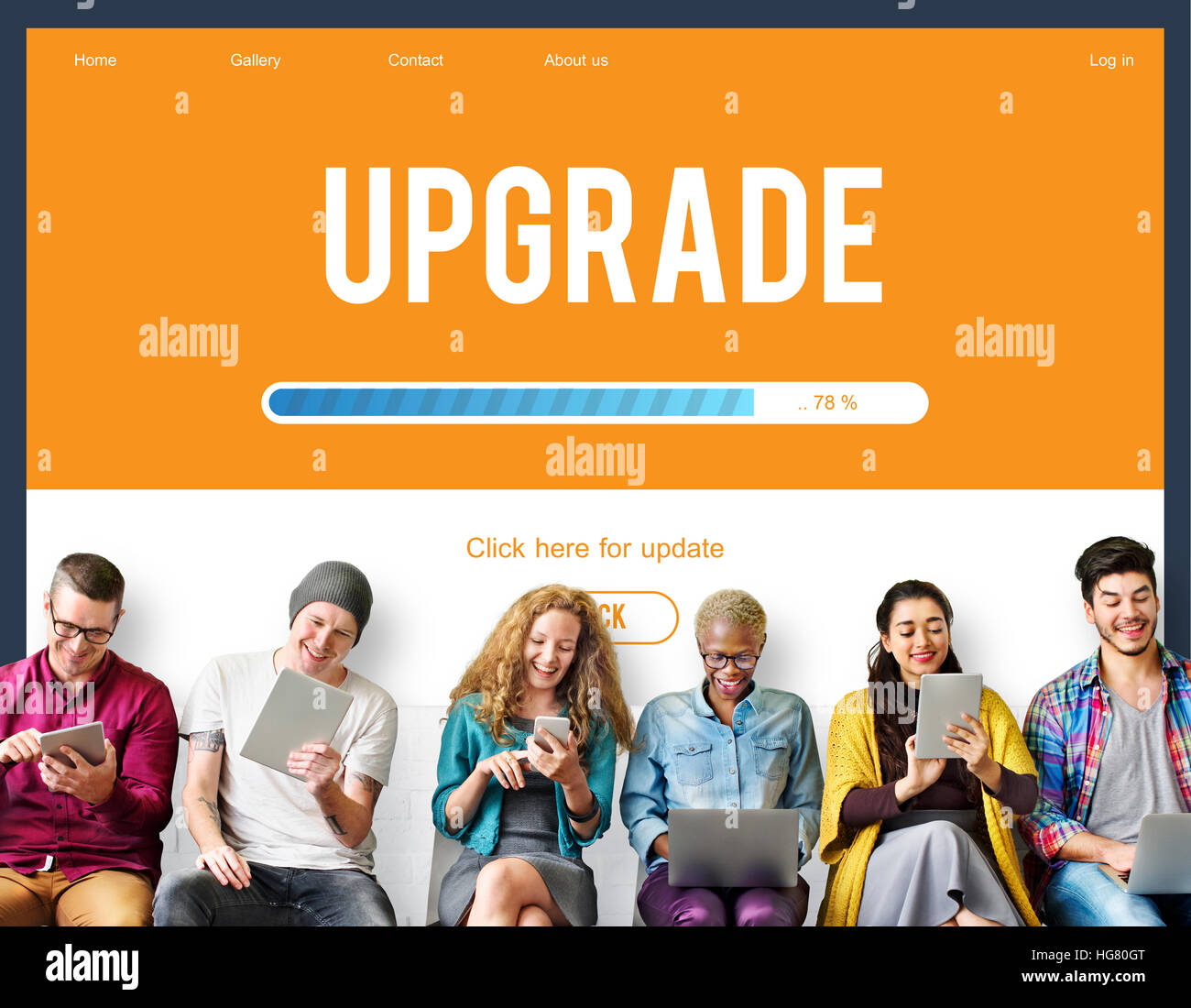 Upgrade Update Software Latest Fresh Software Concept Stock Photo - Alamy
