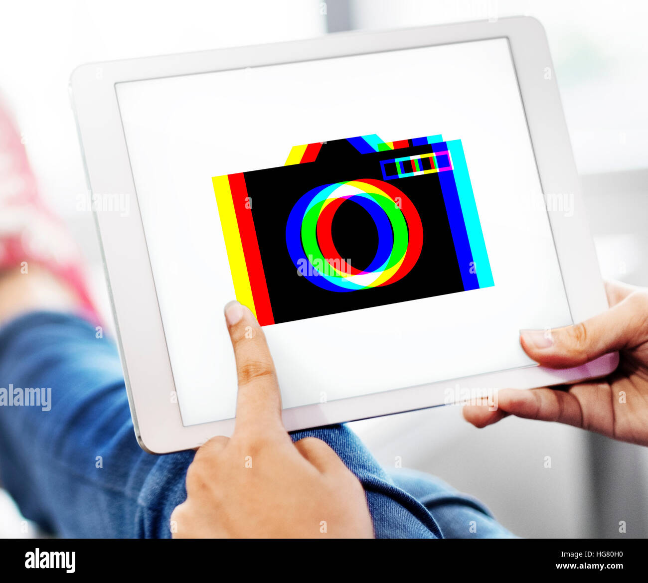 Technology Gadget Application Icons Signs Concept Stock Photo - Alamy
