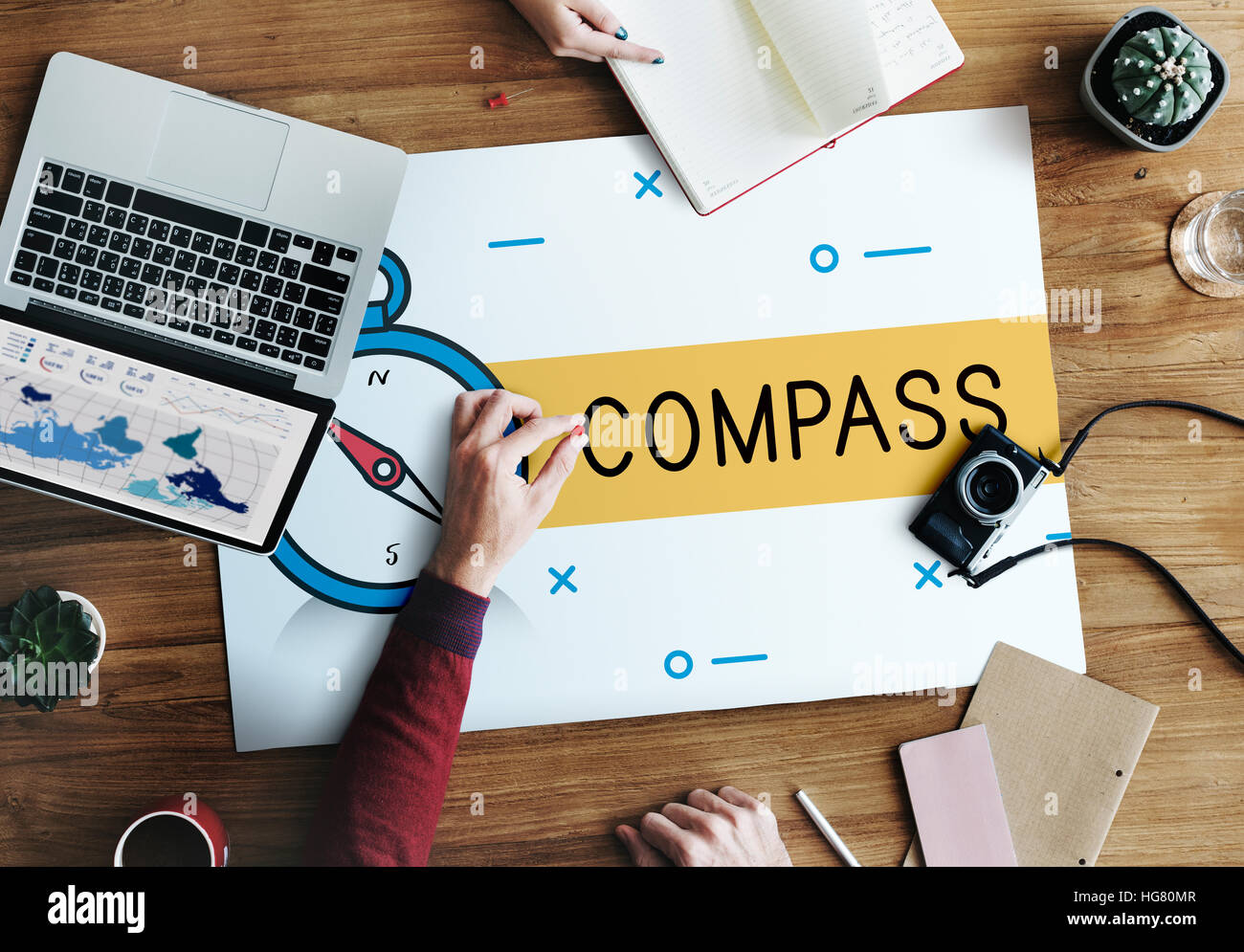 Compass destination hi-res stock photography and images - Alamy