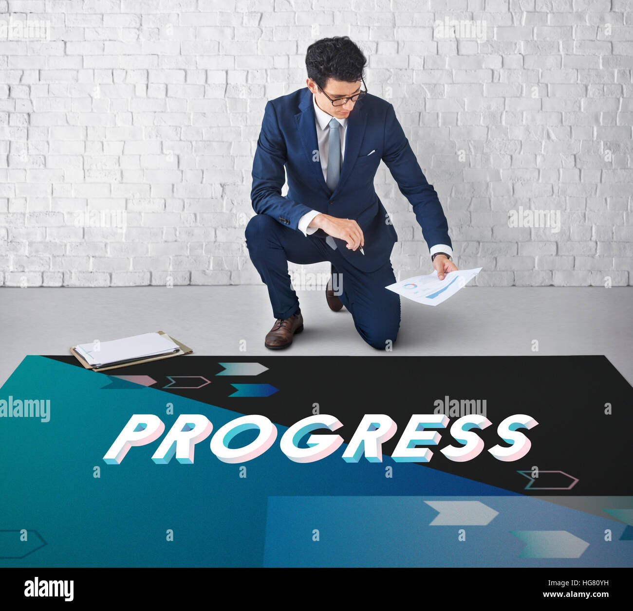 Strategy Progress Efficiency Teamwork Concept Stock Photo - Alamy