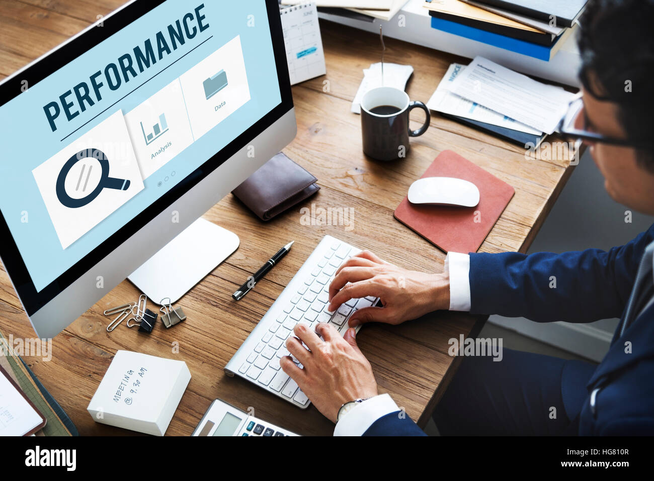 Statistics Information Perfomance Chart Concept Stock Photo - Alamy