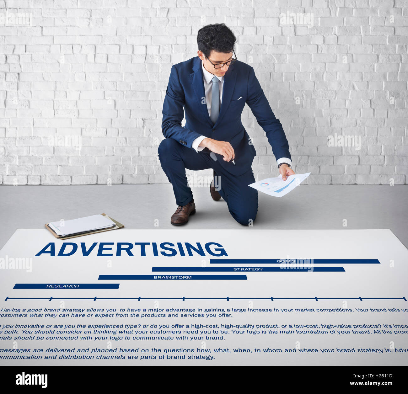 Identity Design Creation Advertising Concept Stock Photo - Alamy