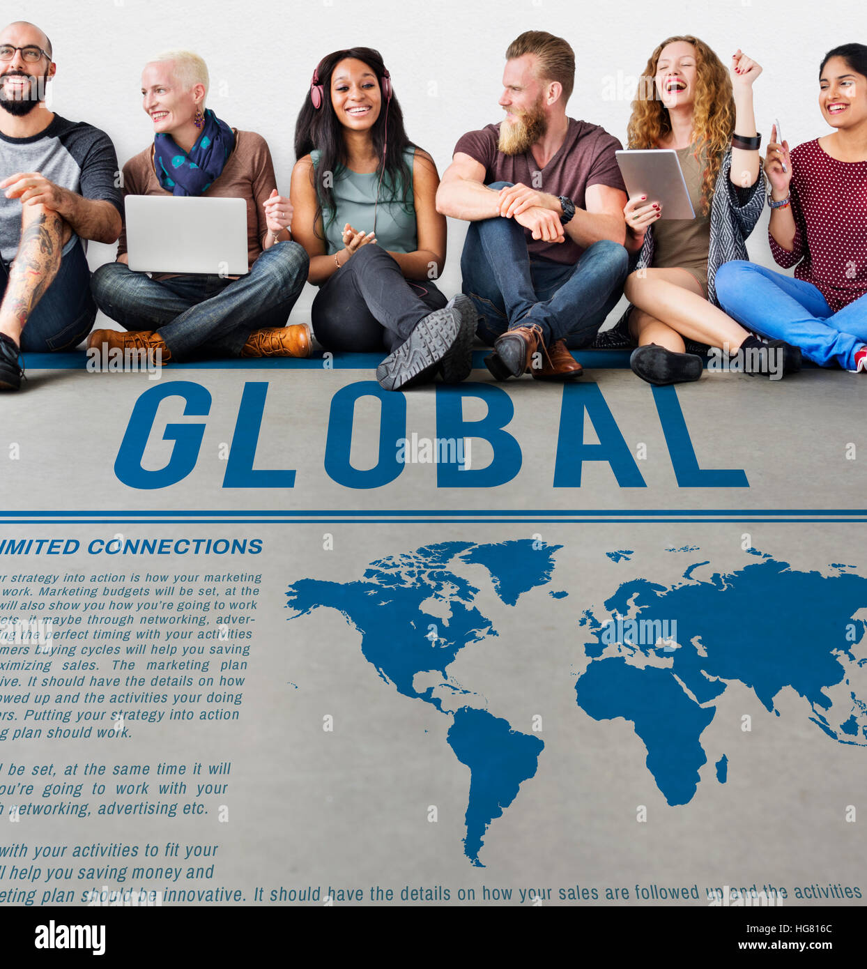 Worldwide Network Global Communication Concept Stock Photo - Alamy
