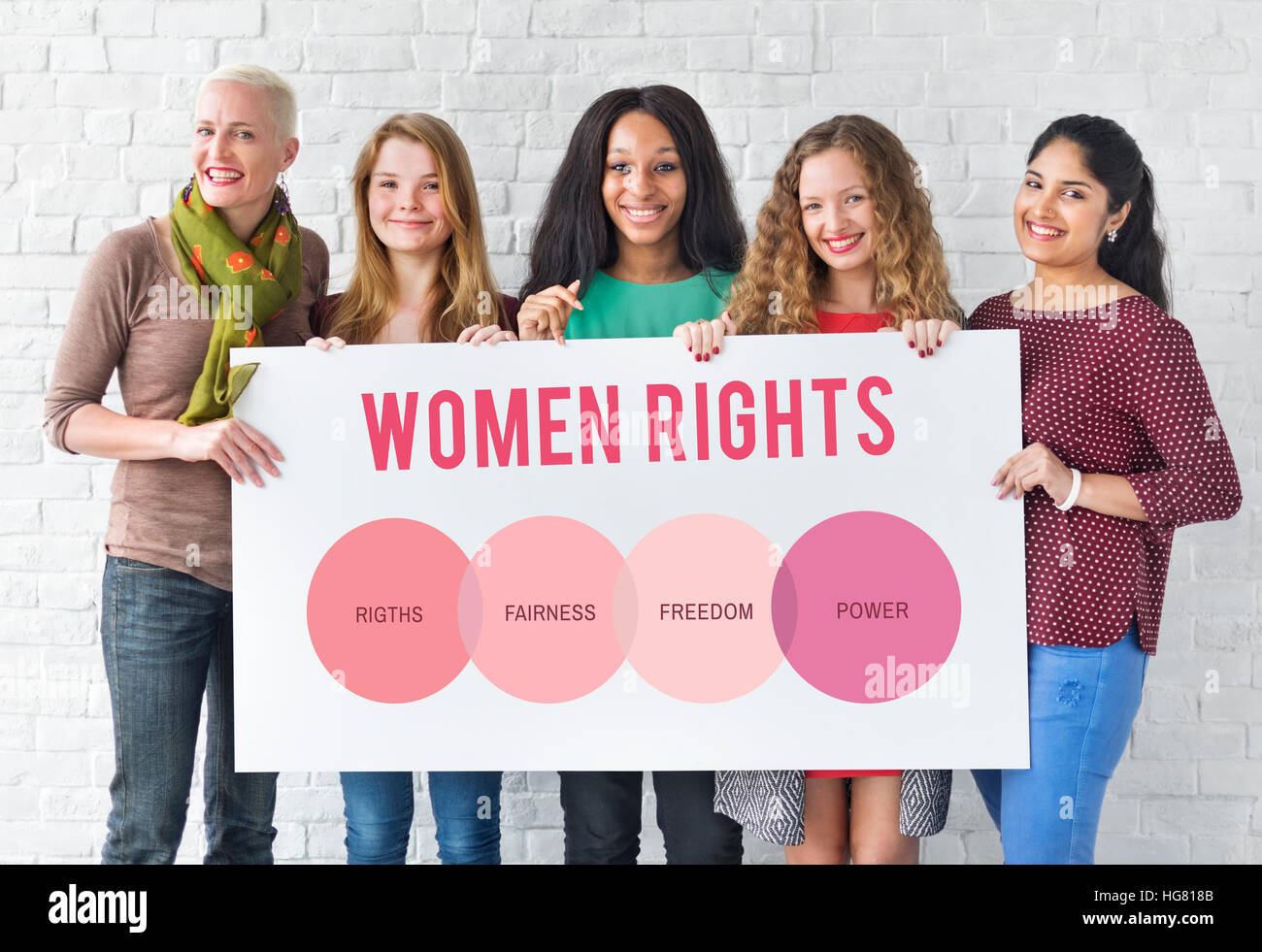 Women Rights Human Gender Equal Opportunity Concept Stock Photo - Alamy