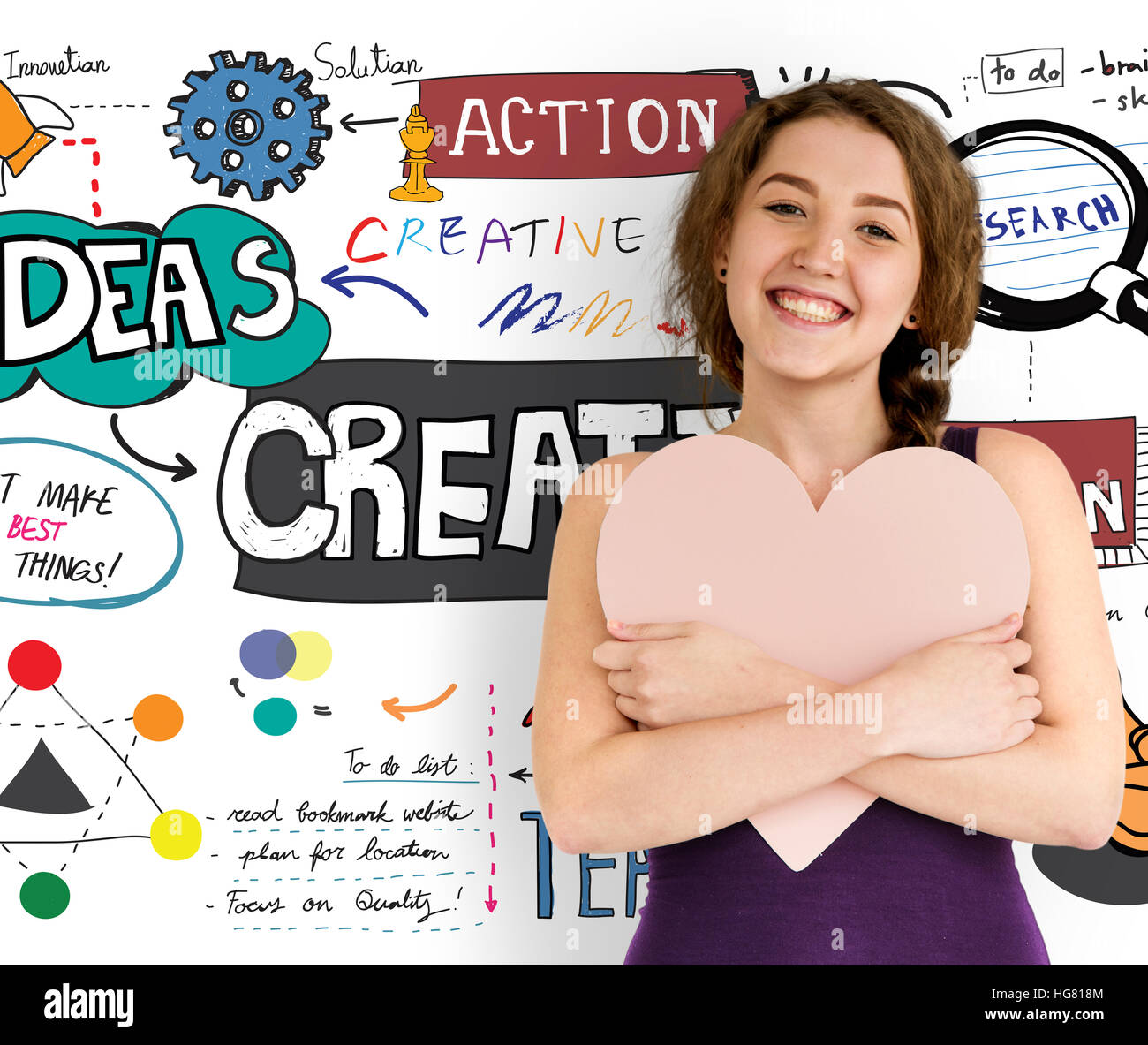 Creative Planning Thinking Ideas Concept Stock Photo - Alamy