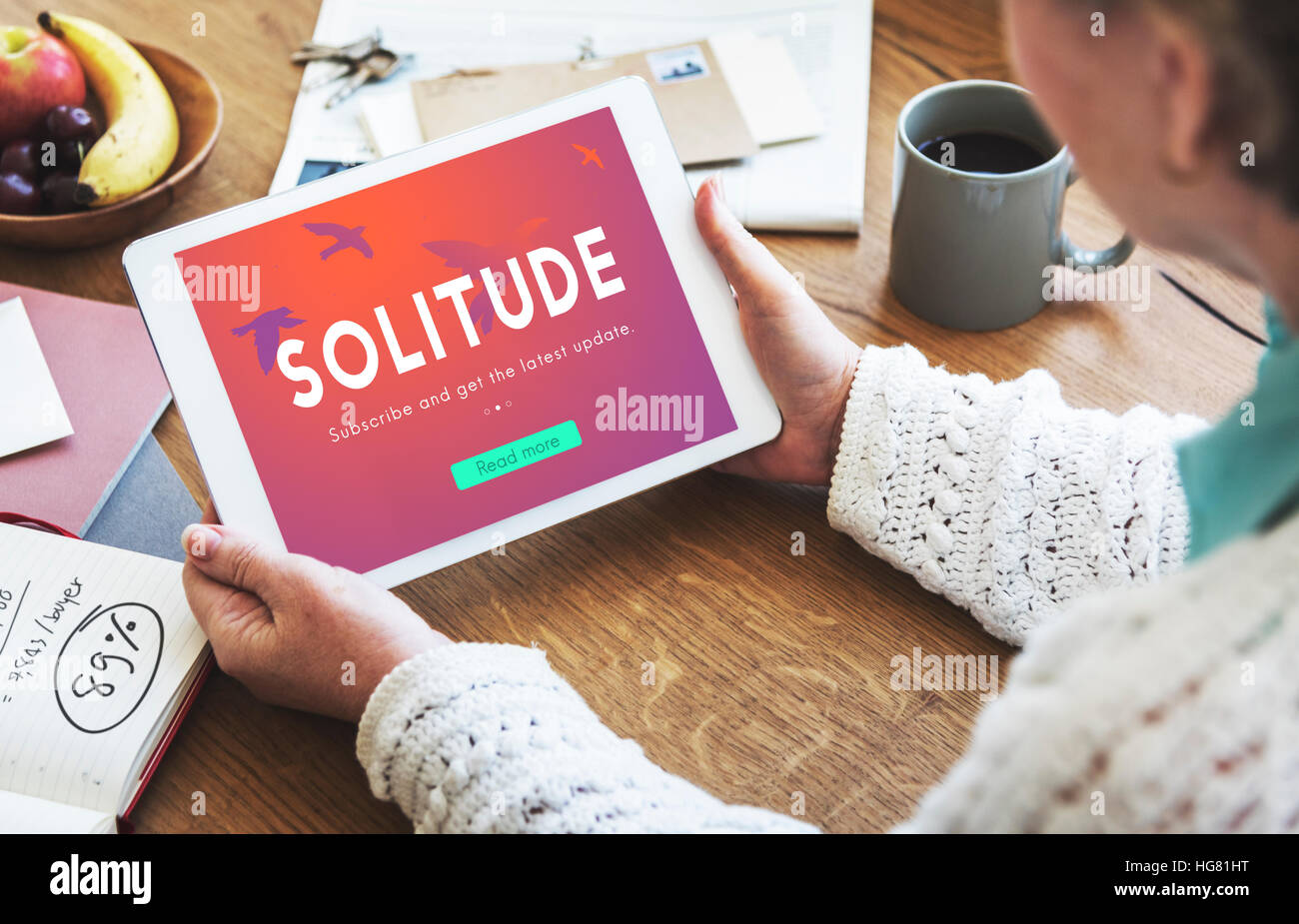 Relaxation Inspiration Peace Solitude Concept Stock Photo - Alamy