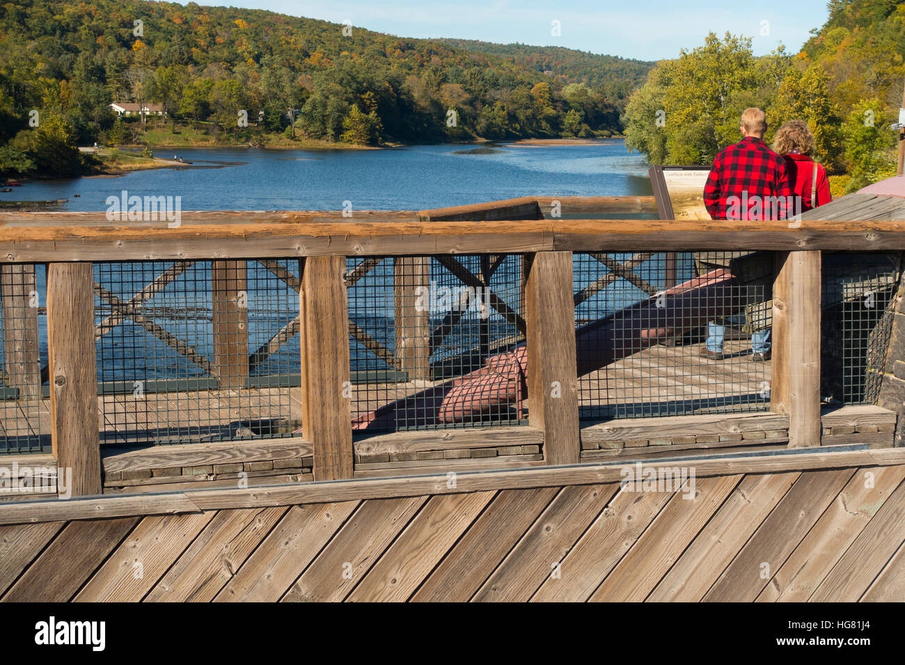 Roebling Delaware Aqueduct Stock Photo - Alamy