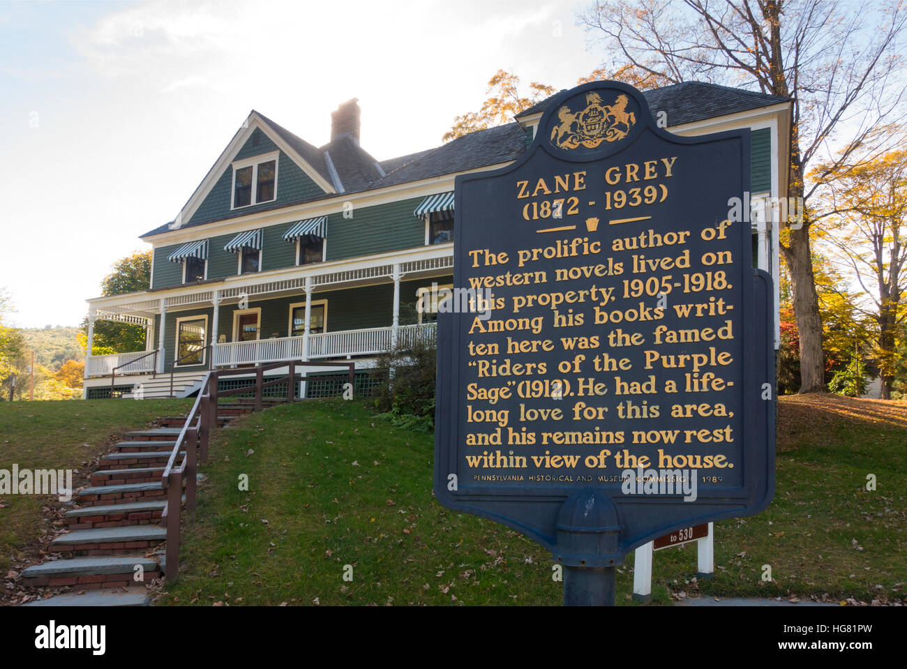 Zane grey house hi-res stock photography and images - Alamy