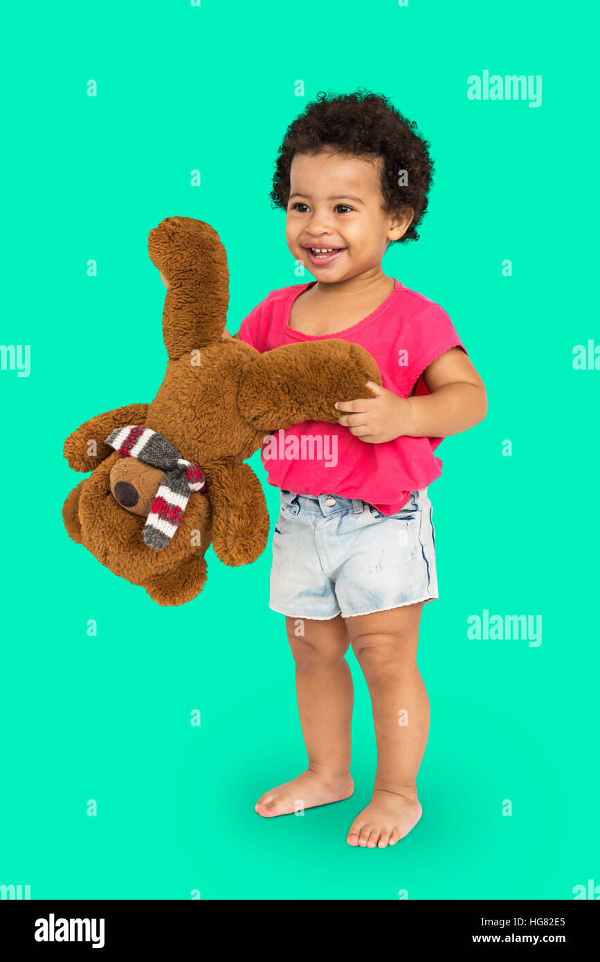 Cheerful Kid Have Fun Smiling Concept Stock Photo - Alamy