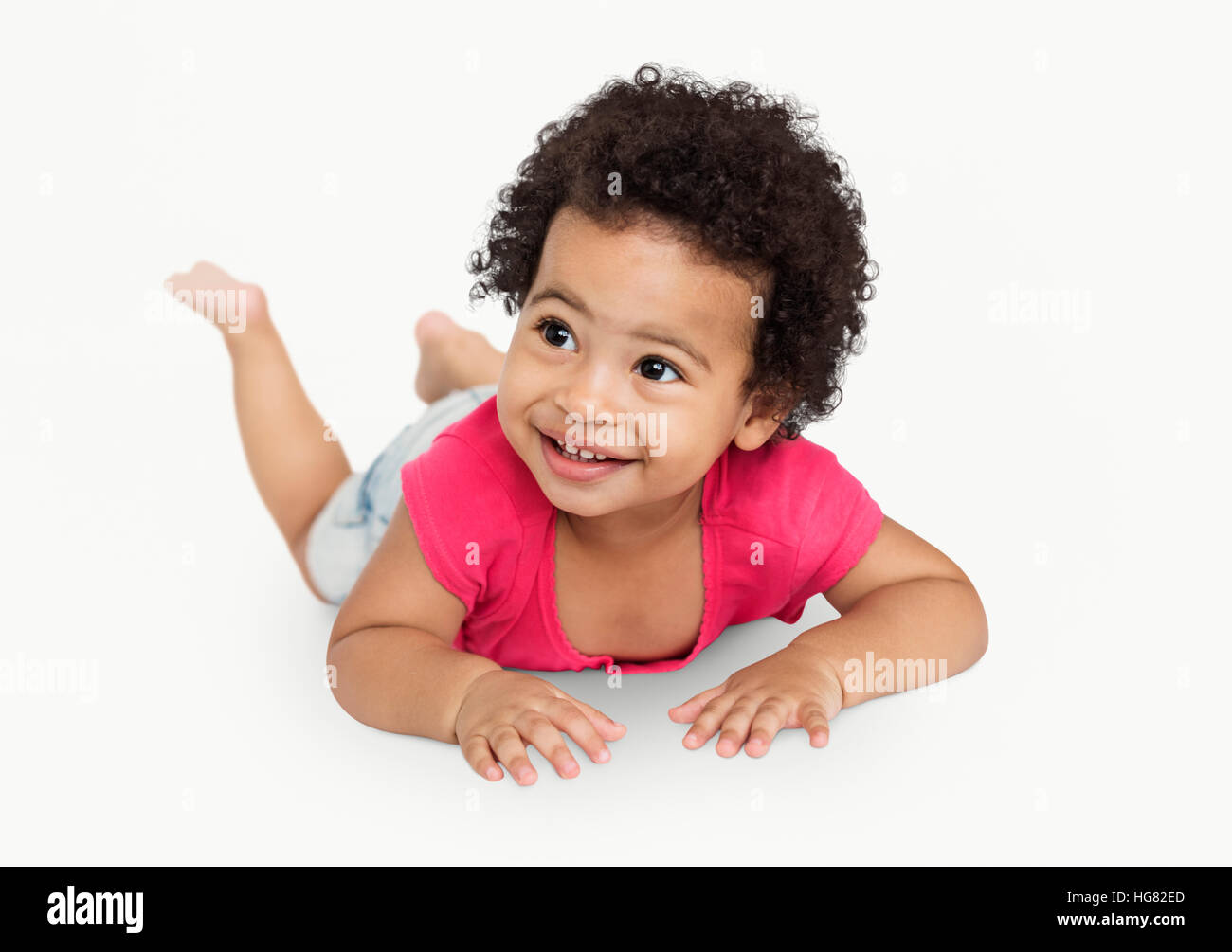 Cheerful Kid Have Fun Smiling Concept Stock Photo - Alamy