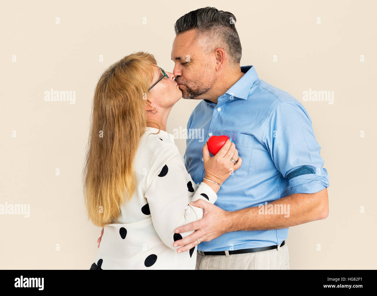 Couple Love Studio Portrait Concept Stock Photo - Alamy