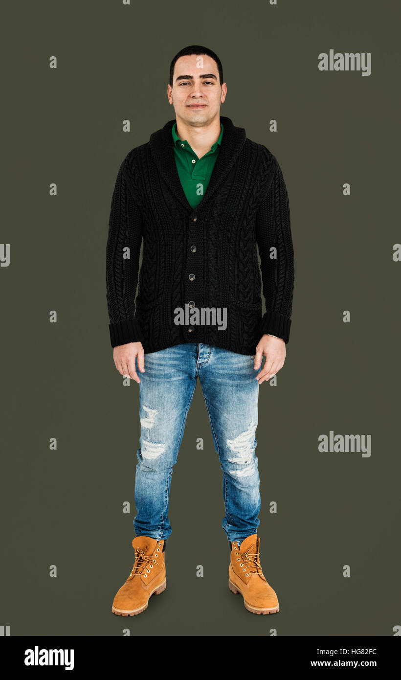 Man Studio Shoot Full Body Concept Stock Photo - Alamy
