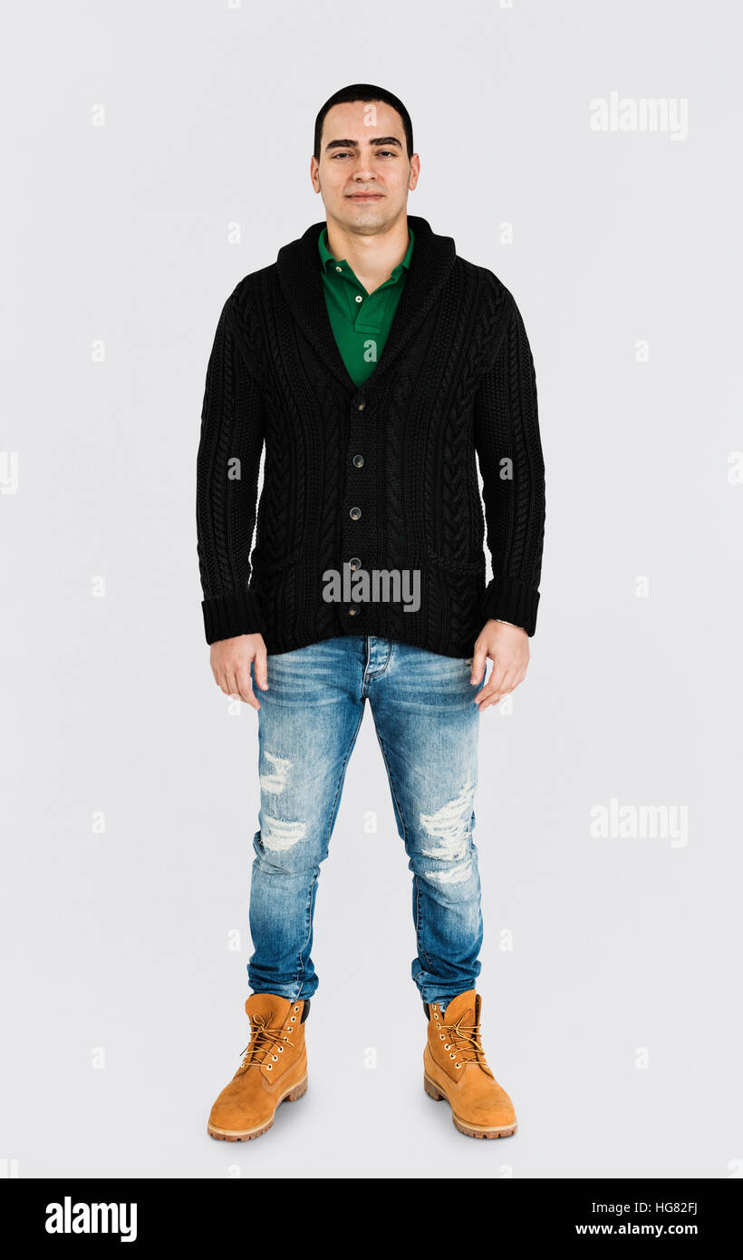 Man Studio Shoot Full Body Concept Stock Photo - Alamy