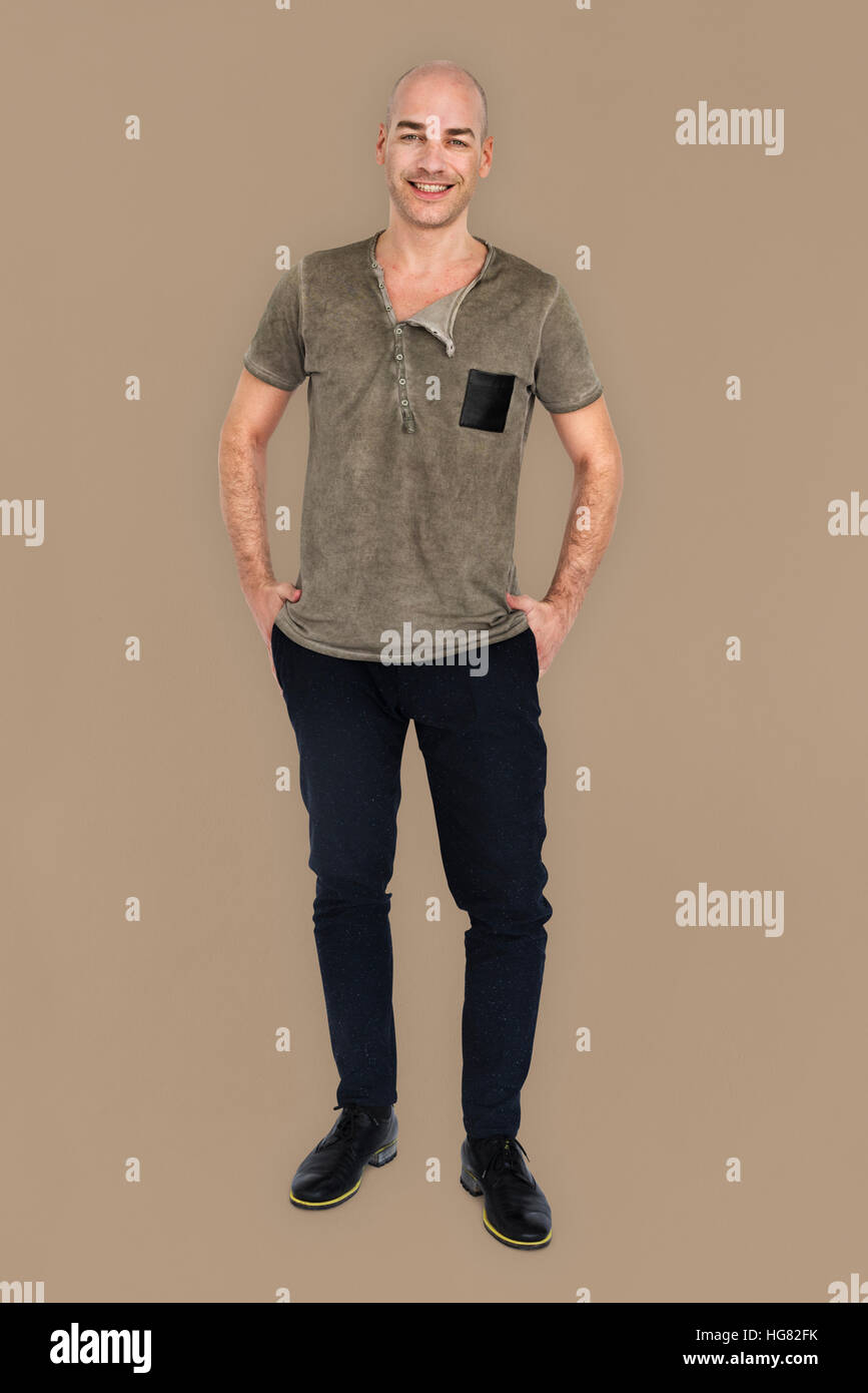 Man Smiling Happiness Portrait Concept Stock Photo - Alamy