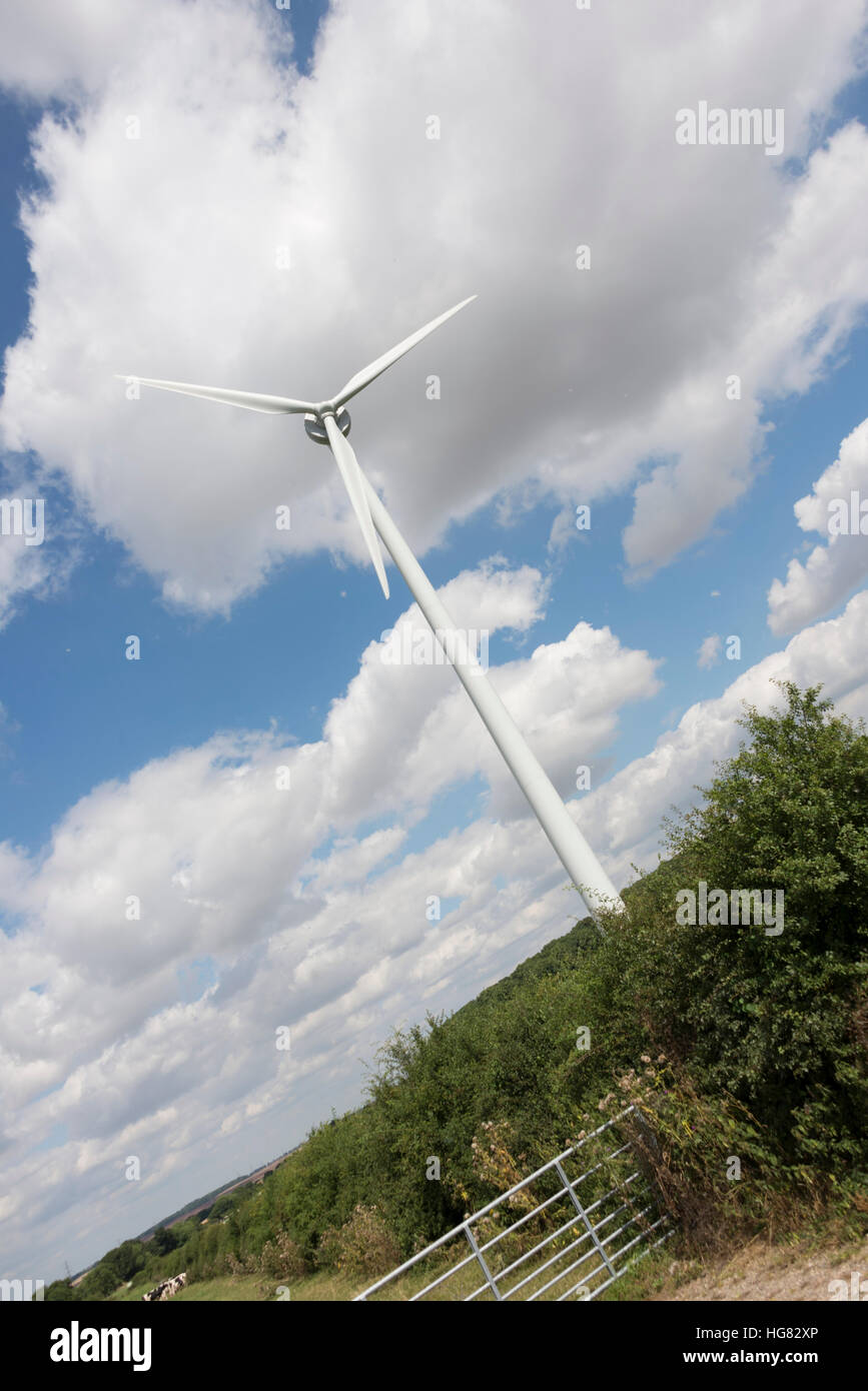 electricity renewable energy windmill Stock Photo - Alamy