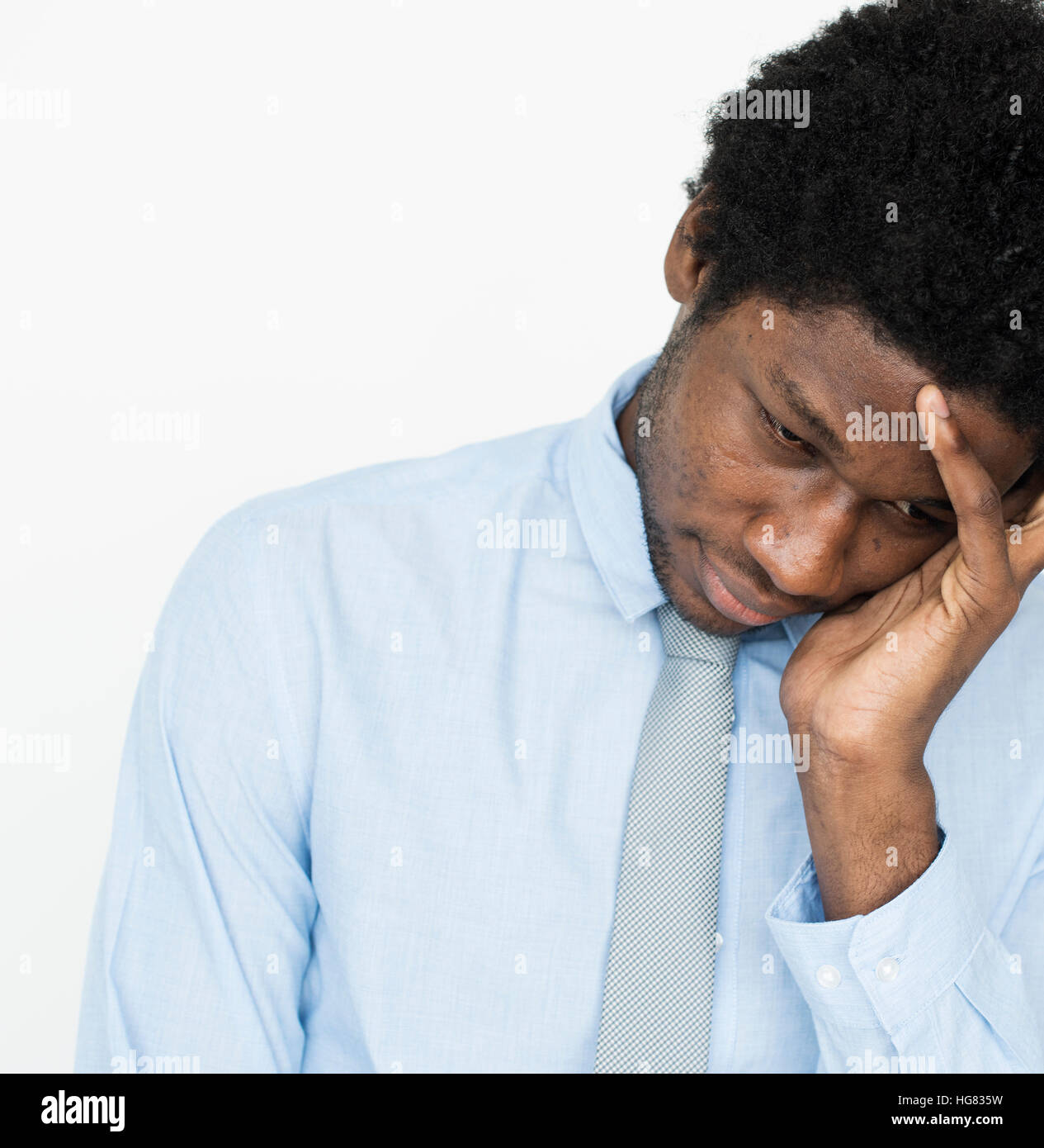 African man curious thinking portrait hi-res stock photography and ...