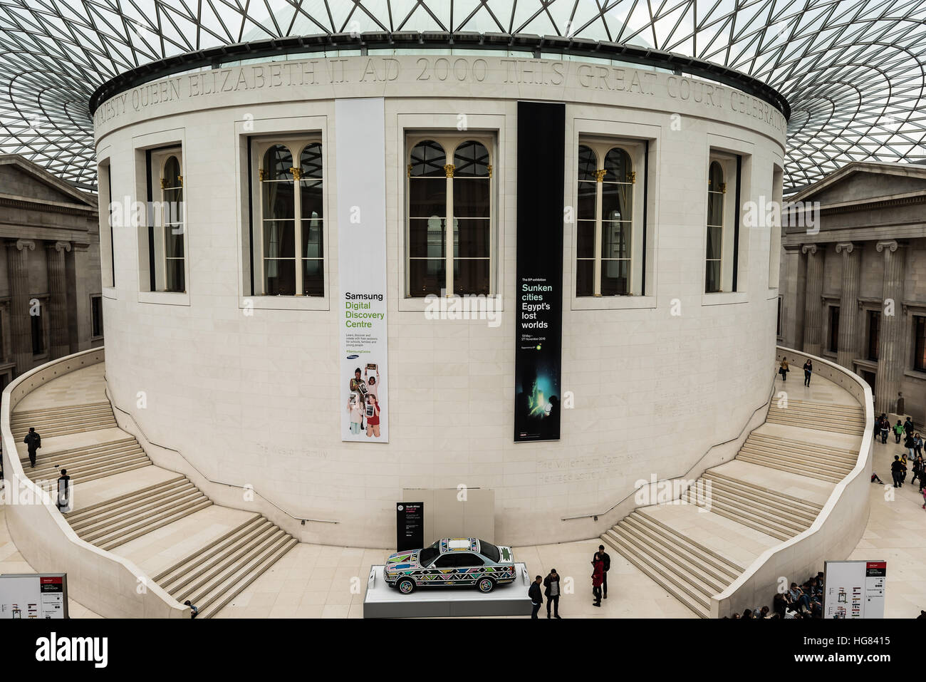 The Great Court: British Museum Stock Photo - Alamy