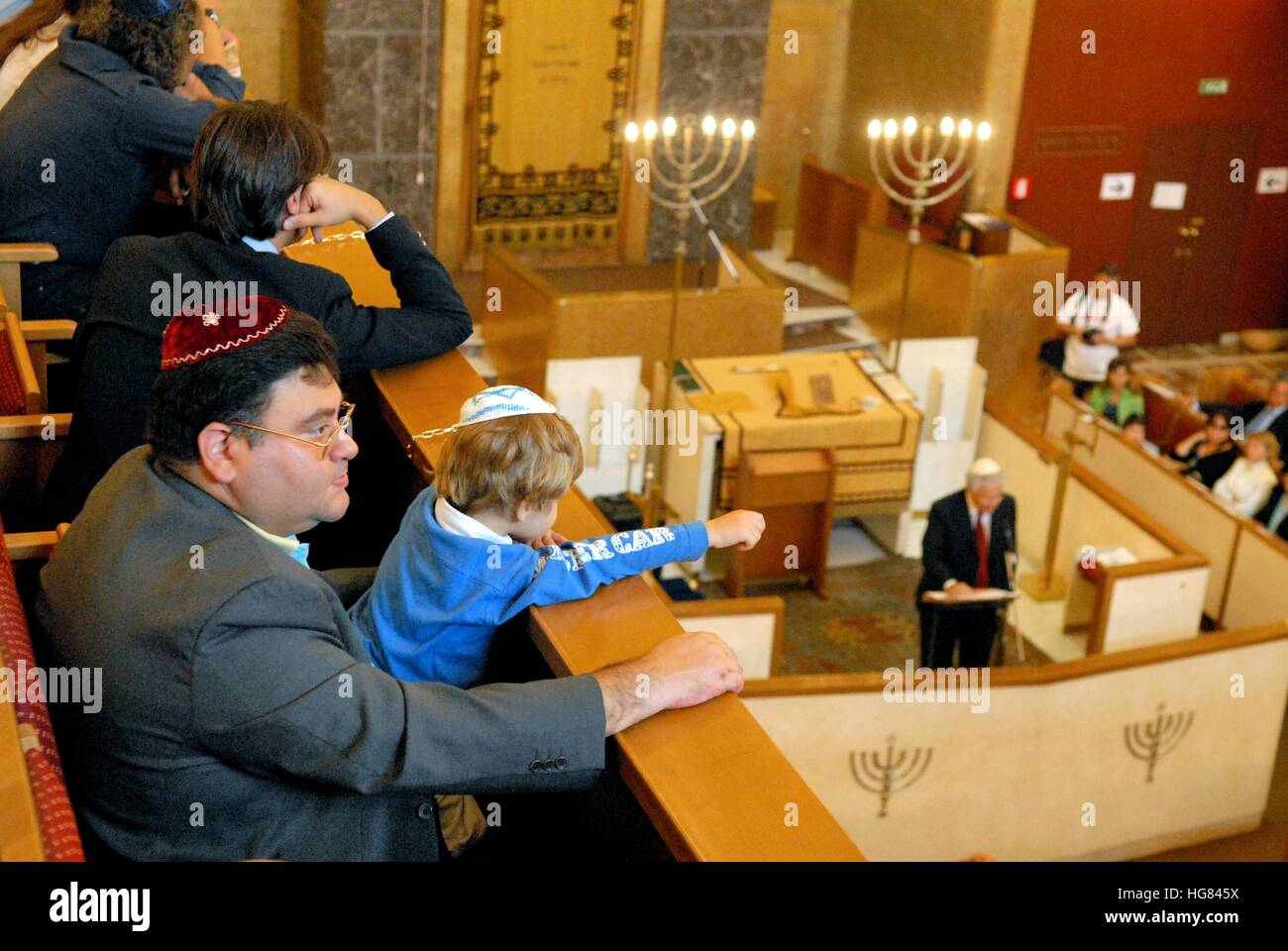 Central Synagogue in Milan (Italy Stock Photo - Alamy