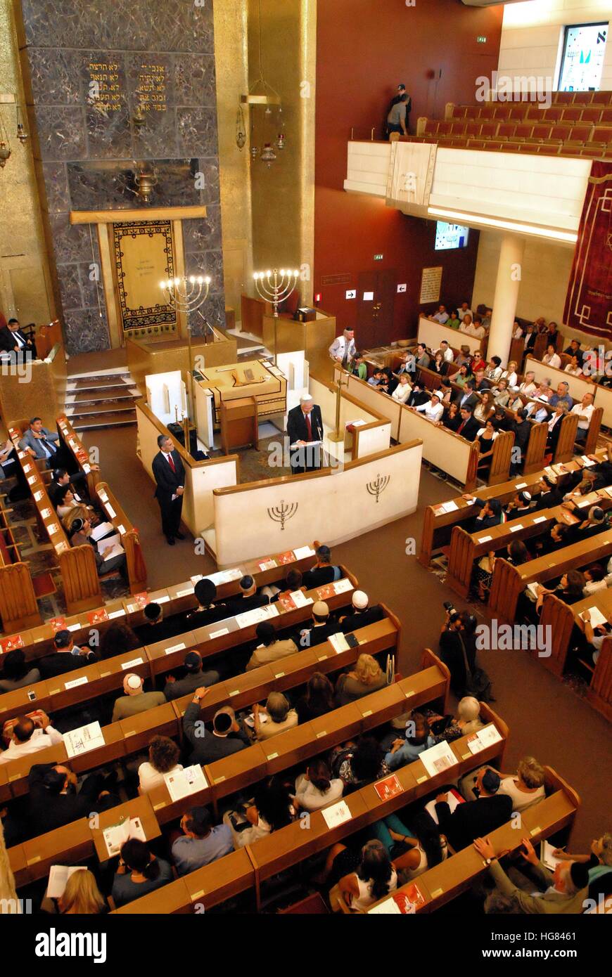 Central Synagogue in Milan (Italy Stock Photo - Alamy