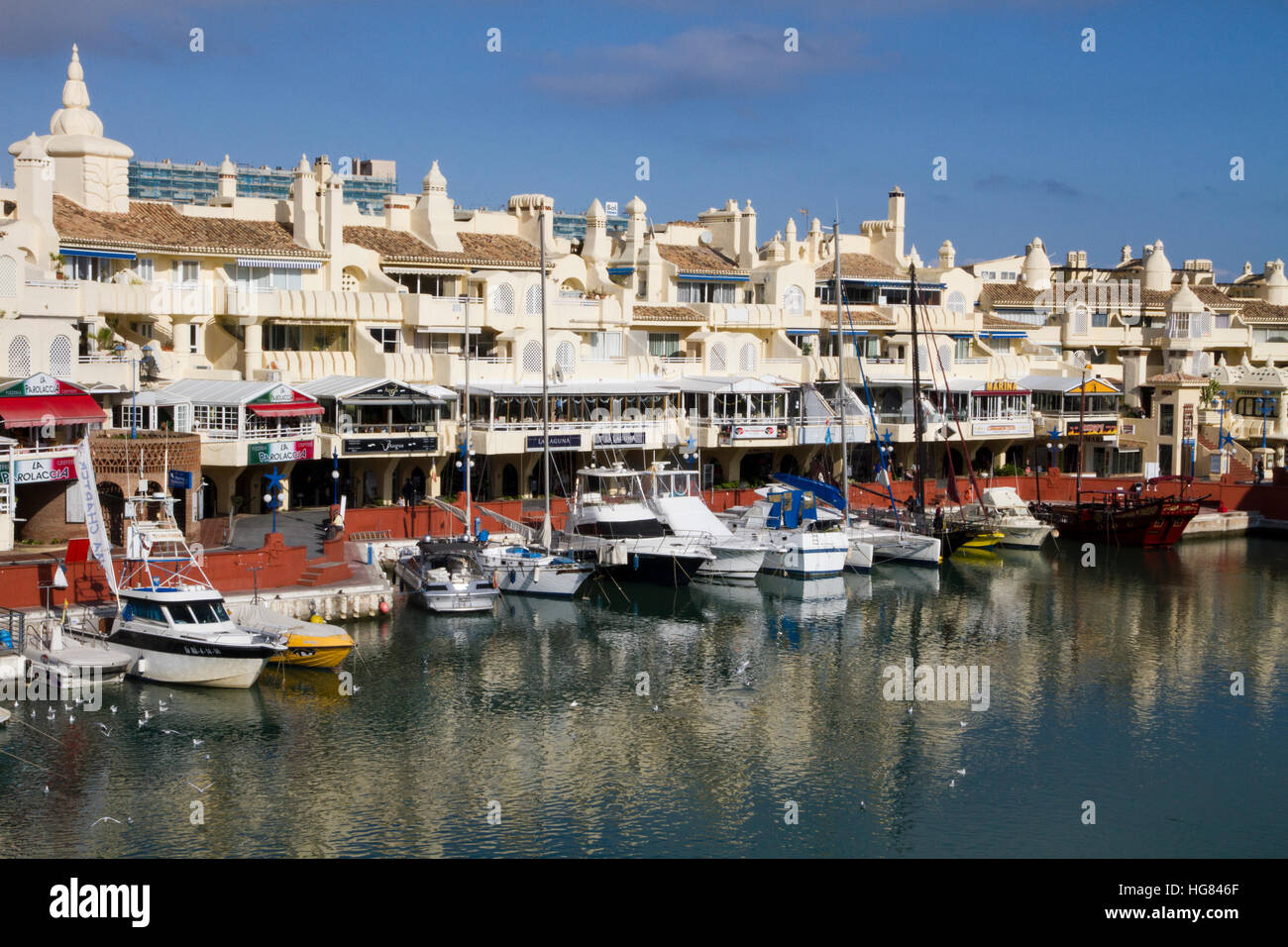 Benalmadena Marina, Malaga Province, Andalusia, southern Spain Stock ...