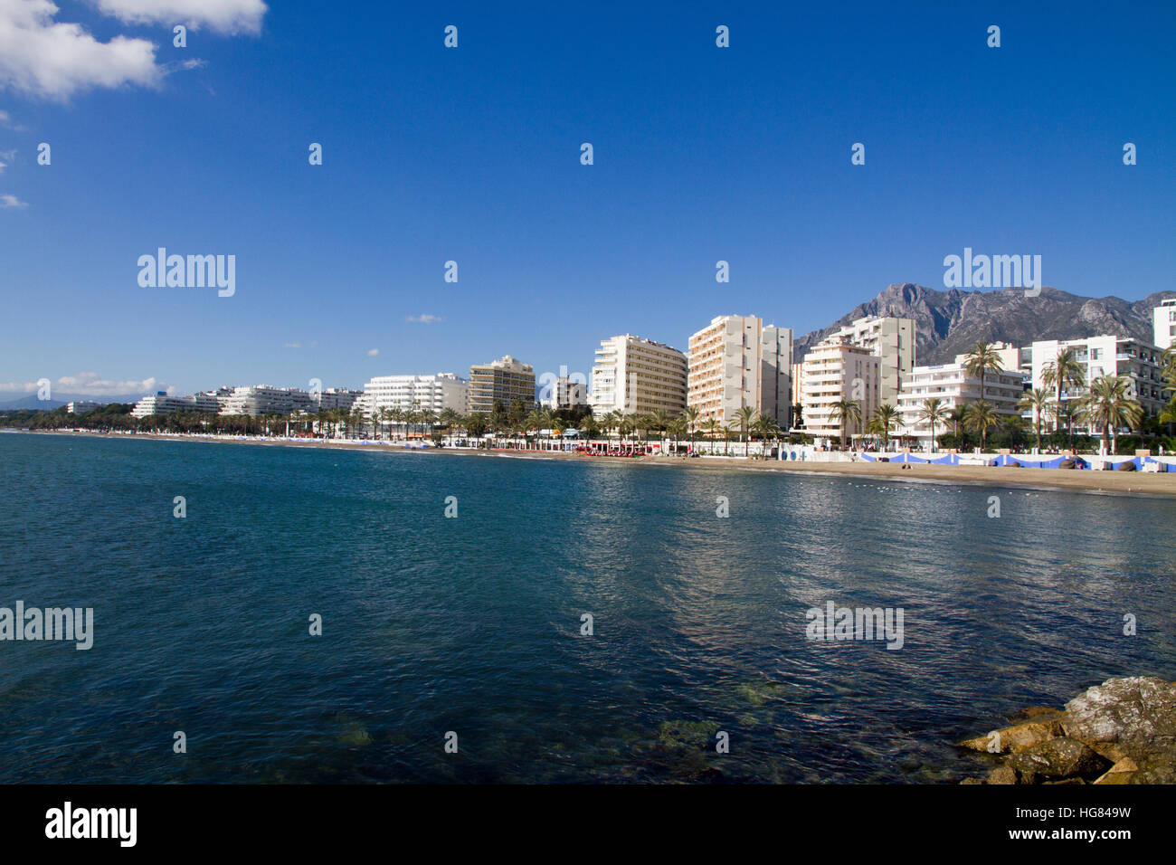 Marbella promenade hi-res stock photography and images - Alamy