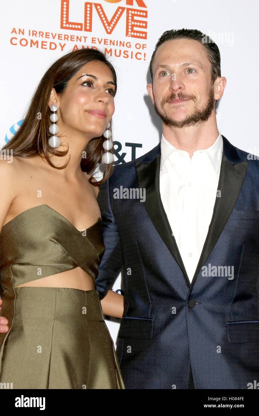 Tara Tucker and Jonathan Tucker attending the Trevor Project's 2016 ...