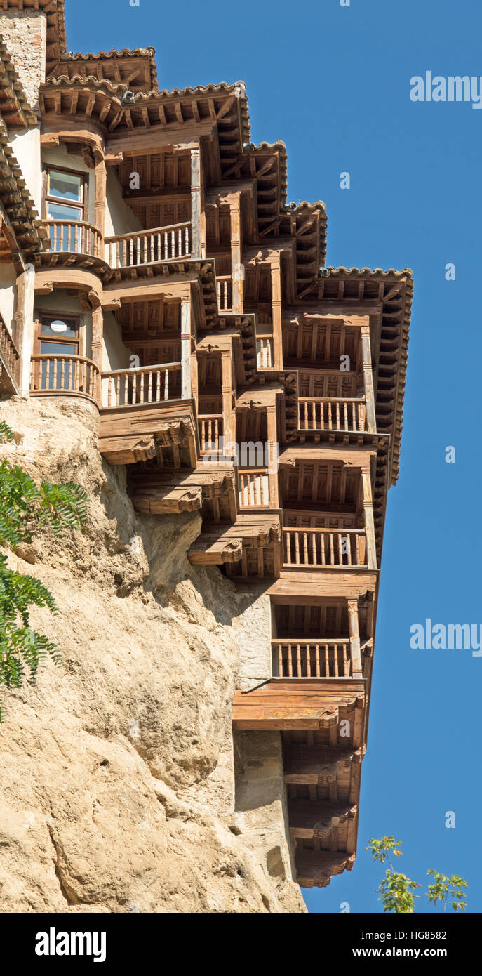 Hanging Houses, Cuenca, Spain Europe Stock Photo - Alamy