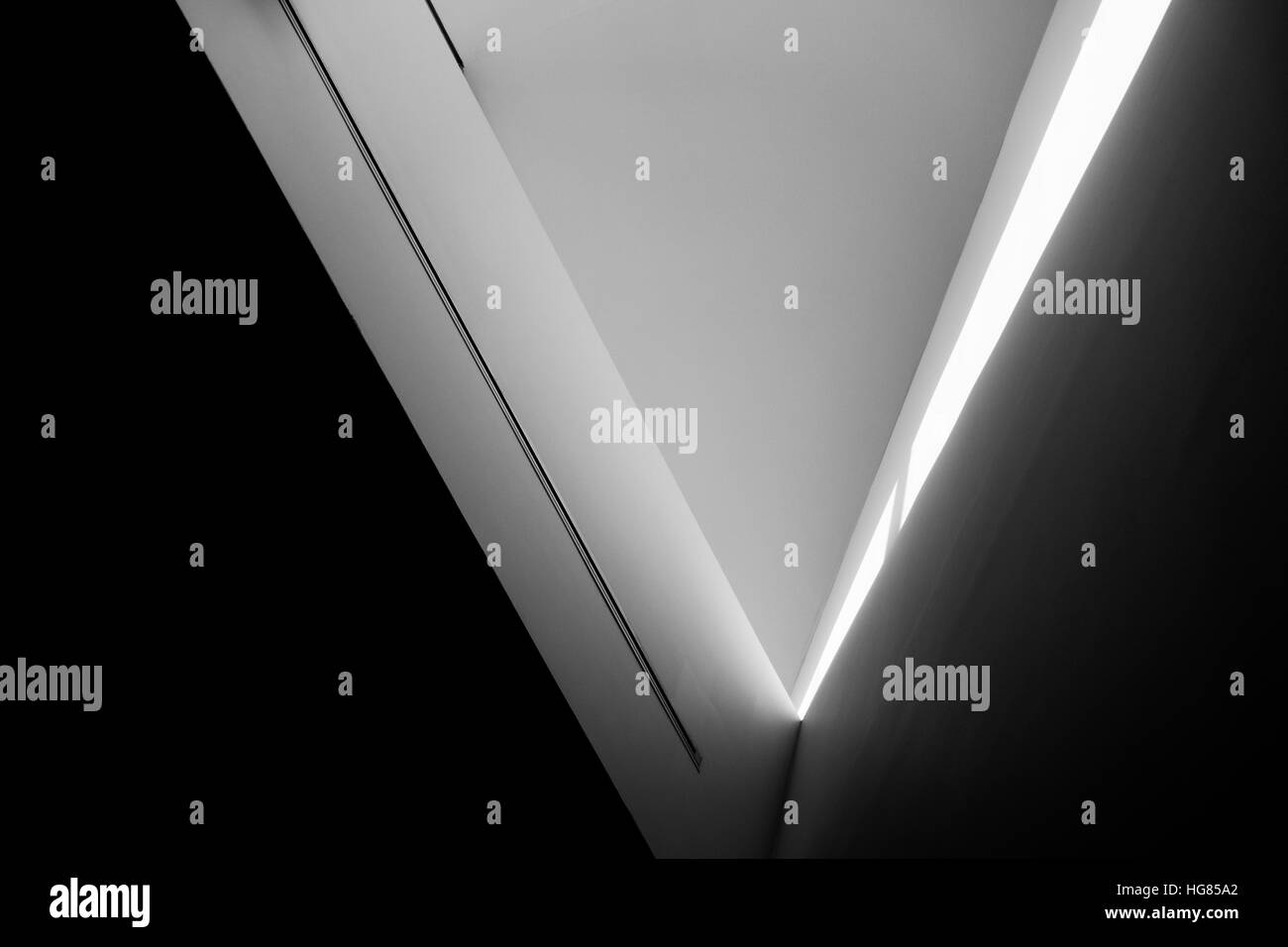 Shadows on white walls creating abstract image Stock Photo - Alamy