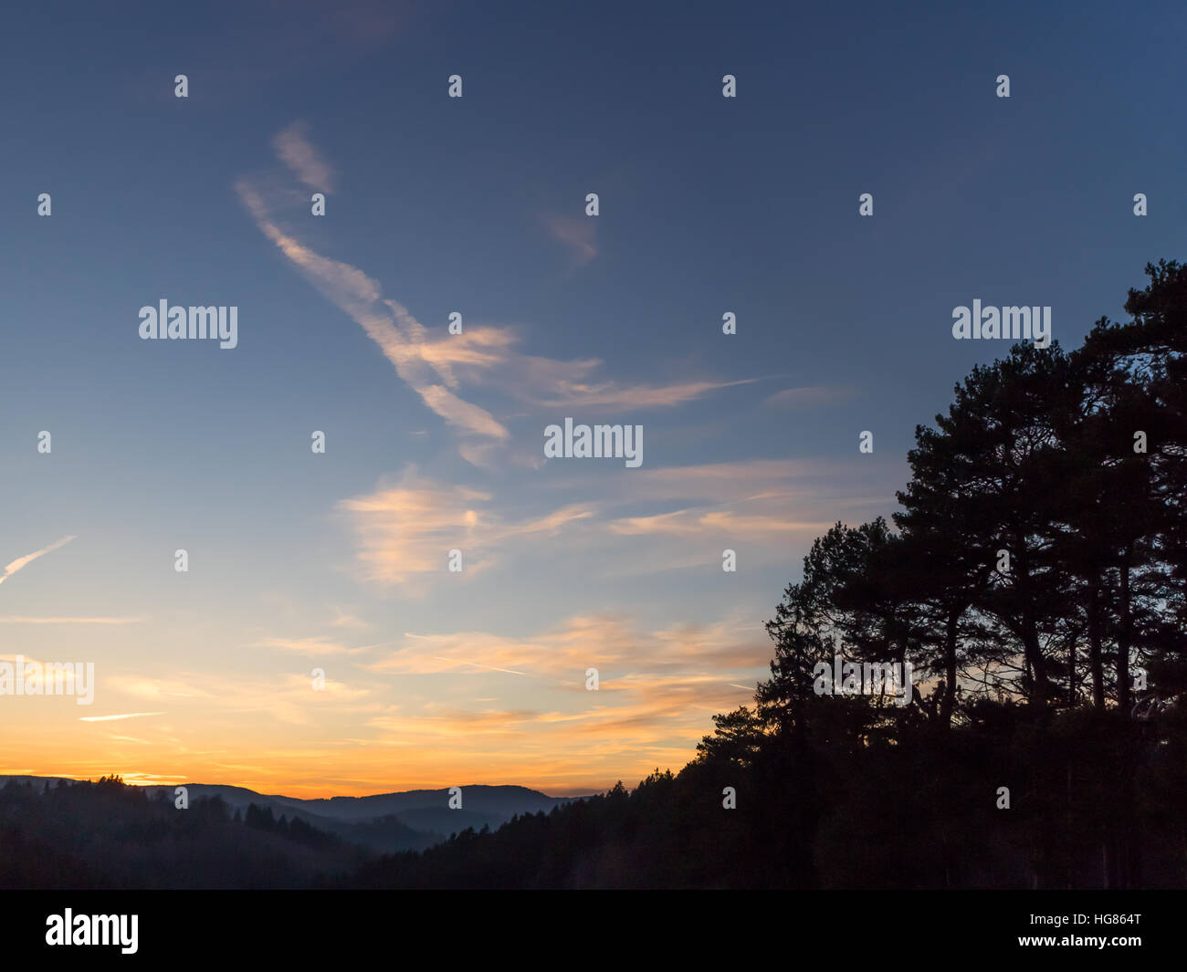 Sunset outdoor landscape hi-res stock photography and images - Alamy