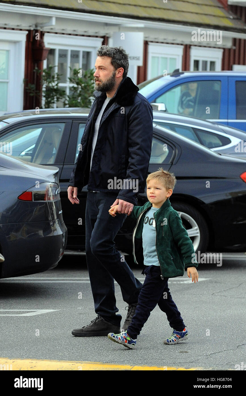 Ben Affleck taking is son Sam for breakfast Featuring: Ben Affleck ...