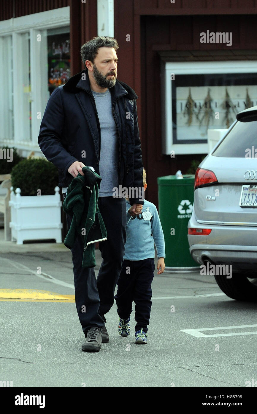 Ben Affleck taking is son Sam for breakfast Featuring: Ben Affleck ...