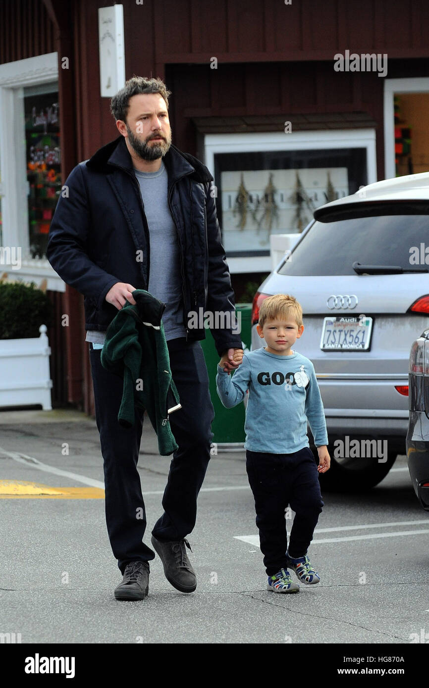 Ben Affleck taking is son Sam for breakfast Featuring: Ben Affleck ...