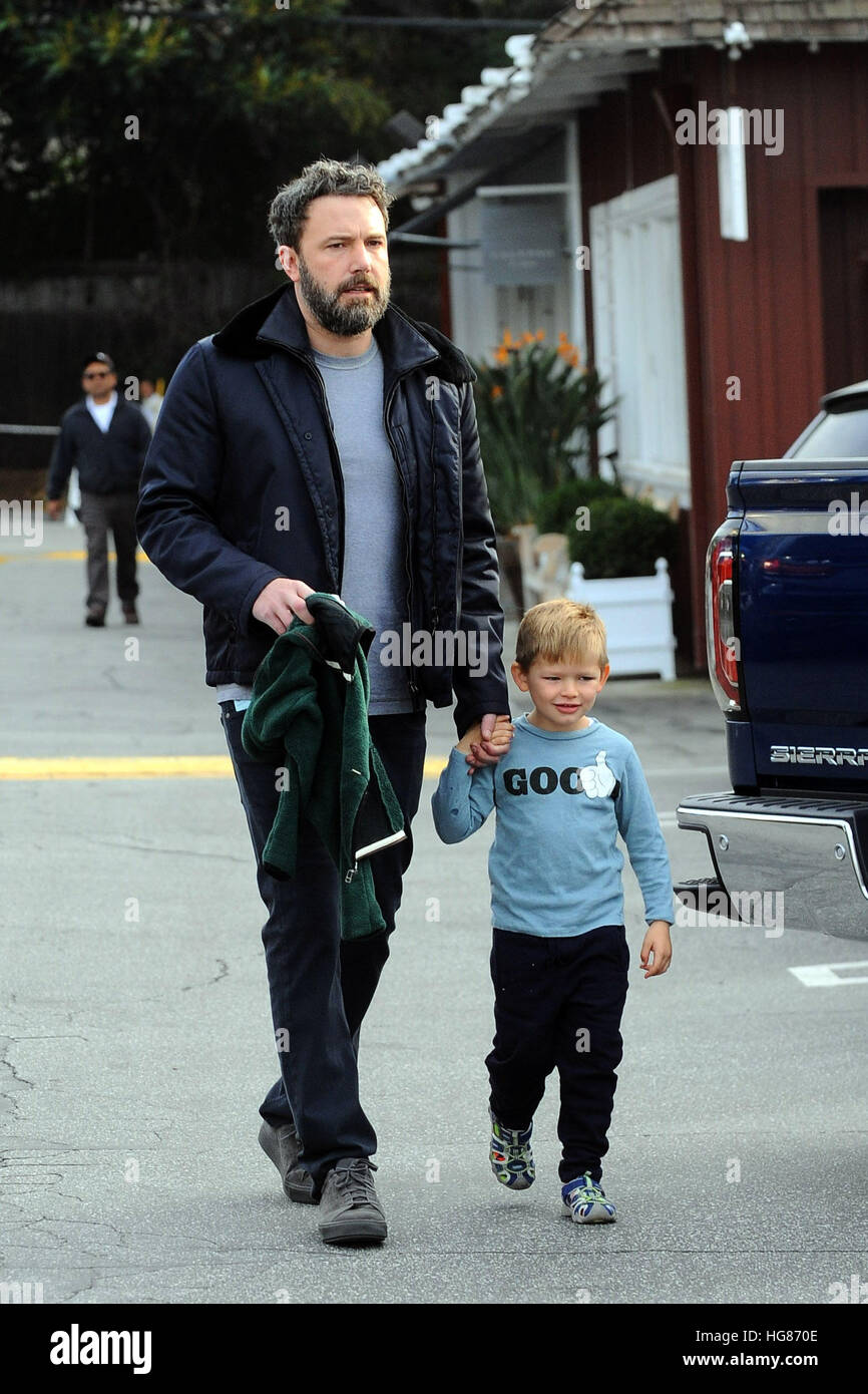 Ben Affleck taking is son Sam for breakfast Featuring: Ben Affleck ...