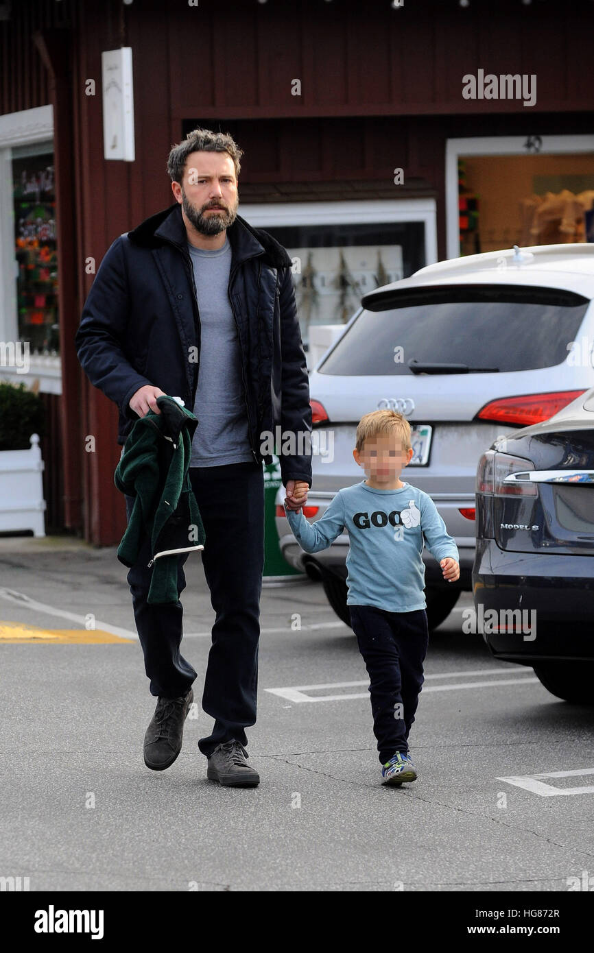 Ben Affleck taking is son Sam for breakfast Featuring: Ben Affleck ...