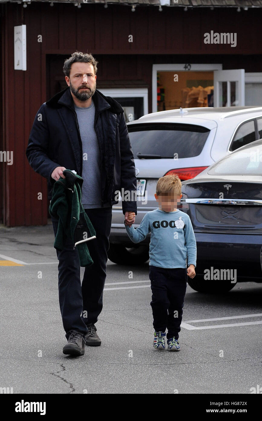 Ben Affleck taking is son Sam for breakfast Featuring: Ben Affleck ...